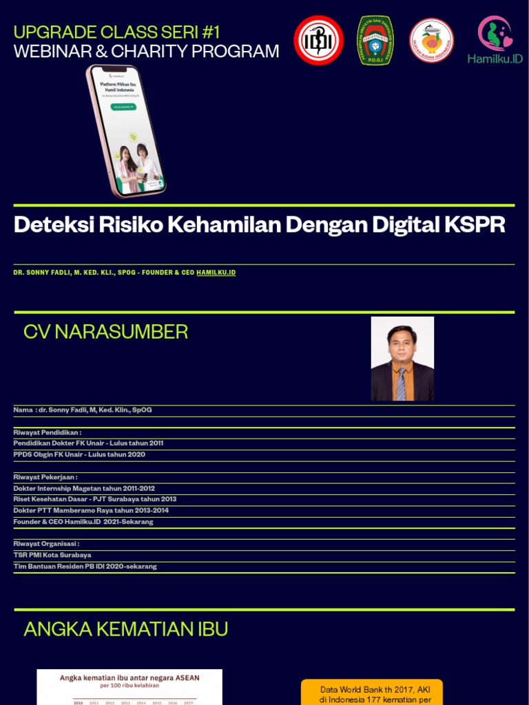 Deteksi Risiko Kehamilan Digital KSPR | PDF | Kesehatan Holistik