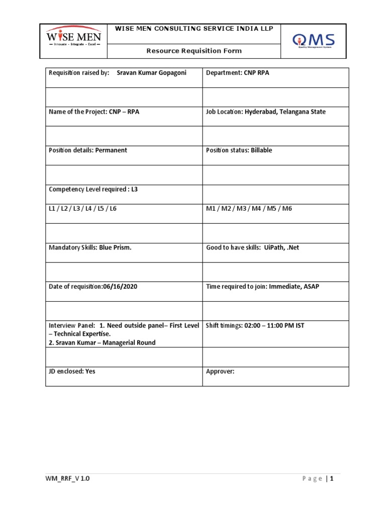 RPA Technical Architect Blue Prism UI Path 9-8-2020 | PDF | Optical ...