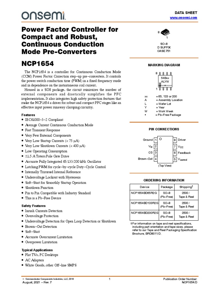 Power Factor Controller For Compact and Robust, Continuous Conduction ...