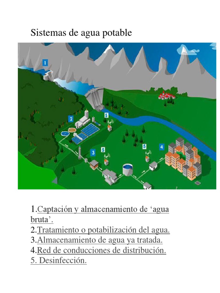 Sistemas de Agua Potable: Proceso Completo | PDF