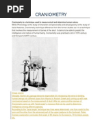 Craniometry | PDF | Skull | Human Anatomy
