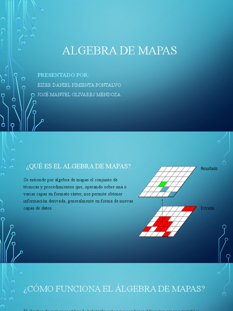 Diapositivas Algebra de Mapas | PDF