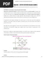 The Theorem of Mesh and Nodal - DC Circui | PDF | Electrical Network ...