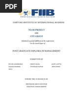 Citigroup Organizational Structure Overview | PDF | Business | Finance ...