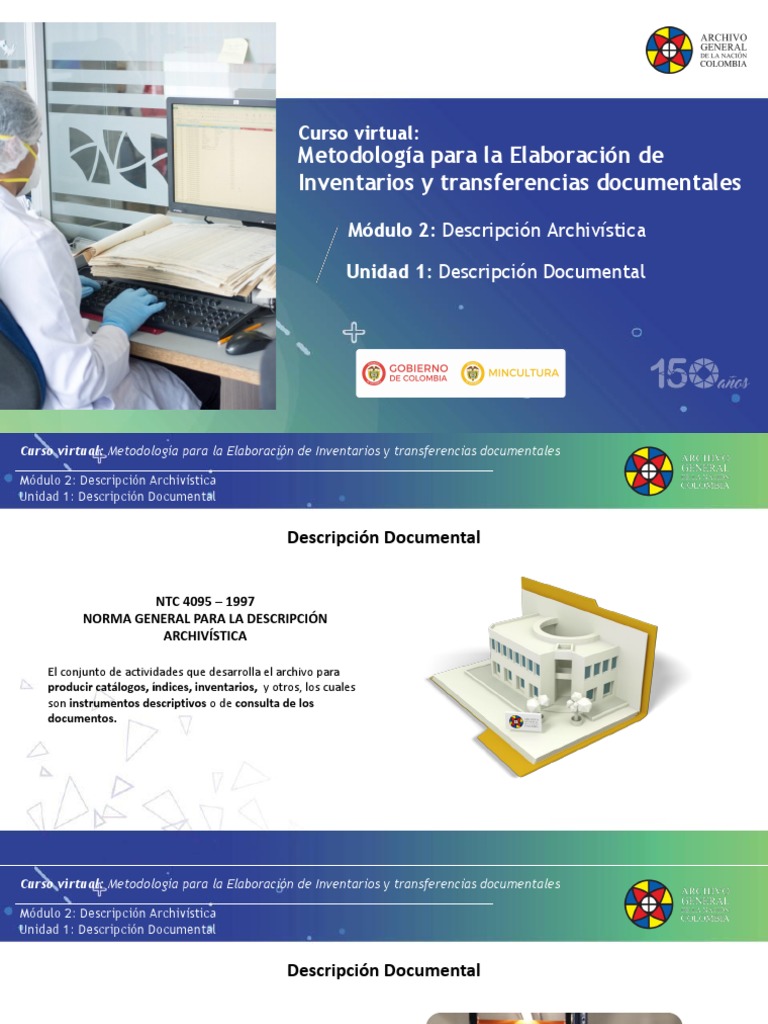 Módulo 2 Unidad 1 Descripción Documental | PDF