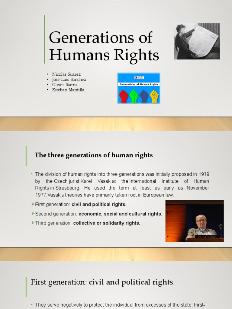 Generations of Humans Rights Group 3 | PDF