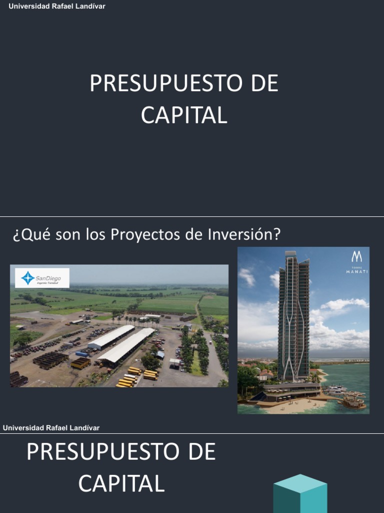 Presupuesto de Capital | PDF