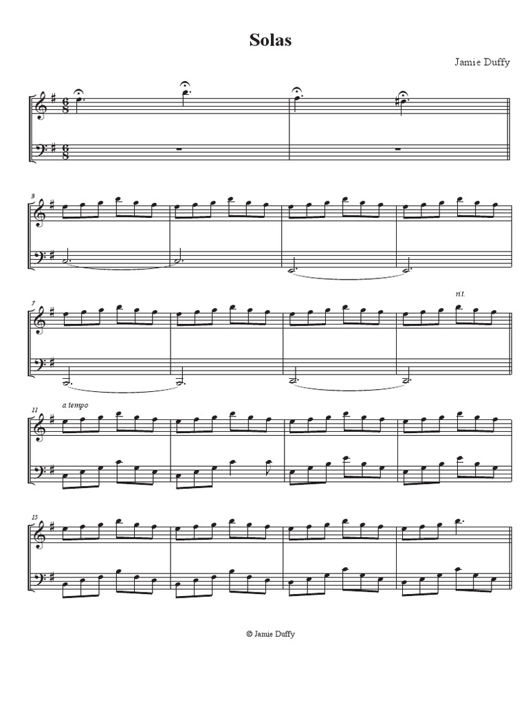Solas - Score | PDF