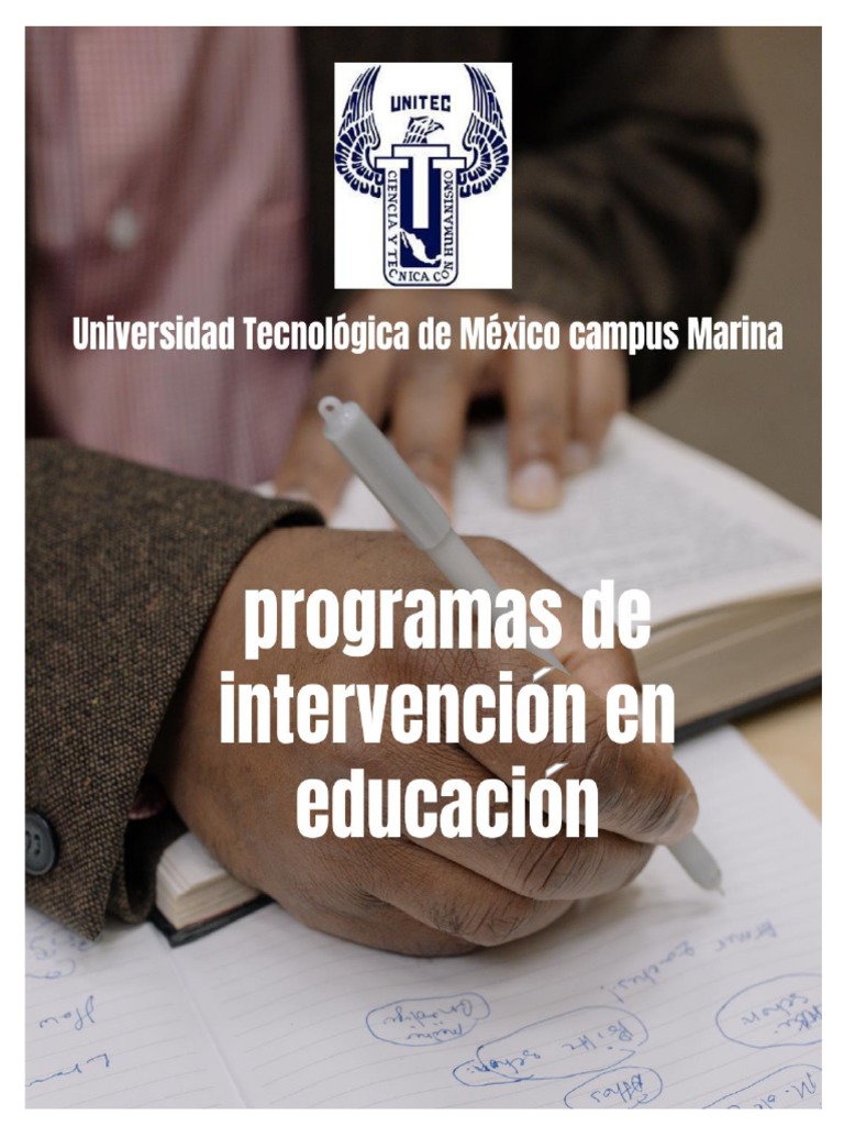 Programas de Intervencion en La Educacion | PDF | Aprendizaje | Salón de clases