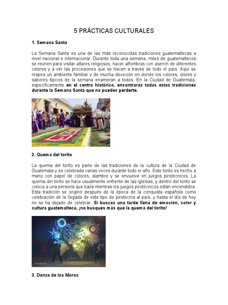 5 Prácticas Culturales | PDF