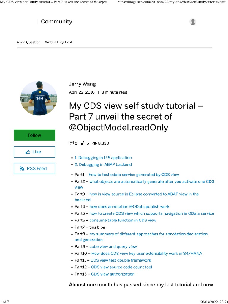 CDS View Debugging Insights Part 7 | PDF | Systems Engineering | Software