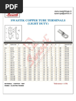Test Certificate Aluminium Lugs IEC 61238 | PDF