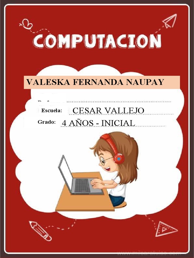 Caratula de Computación en Word | PDF