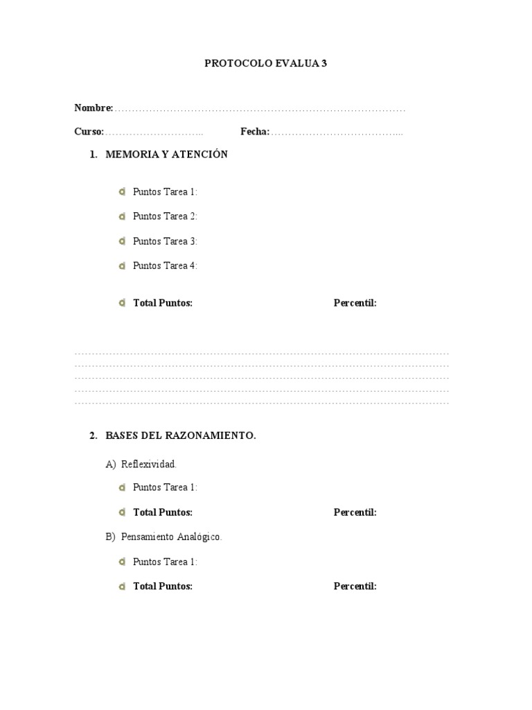 Evaluación Cognitiva y Académica | PDF | Cognición | Ciencia cognitiva