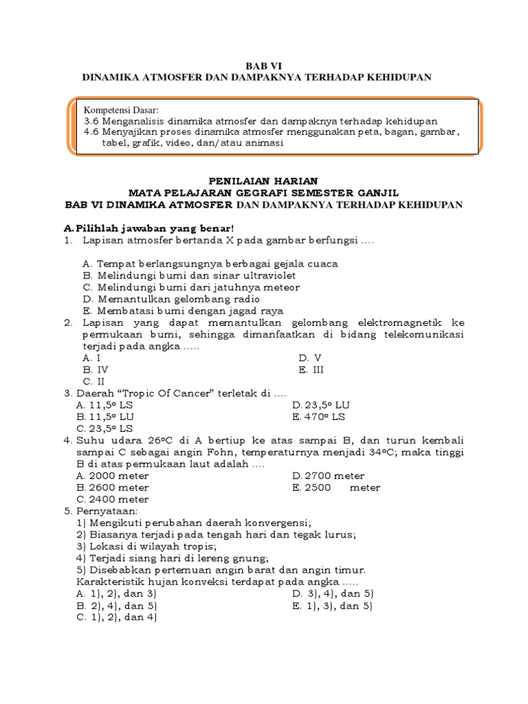 KLS X SMTR 2 B 2 Penilaian | PDF | Sains & Matematika