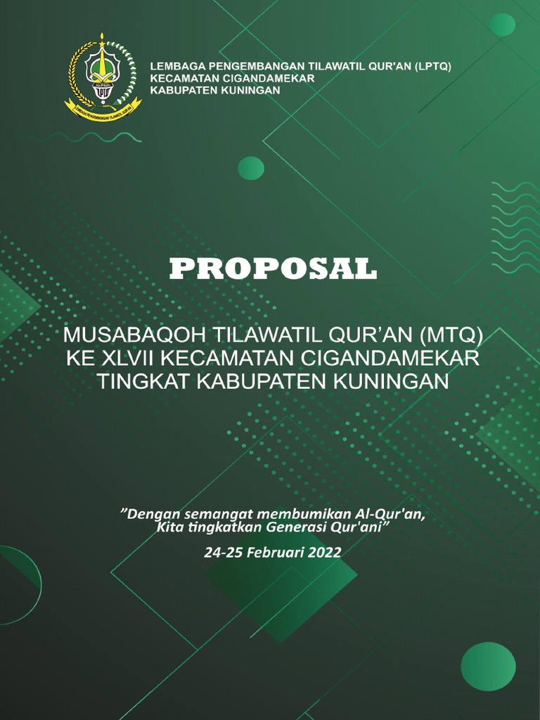 Proposal MTQ 2022 | PDF