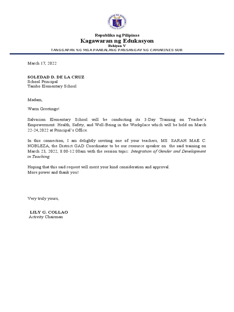 Inv Letter | PDF