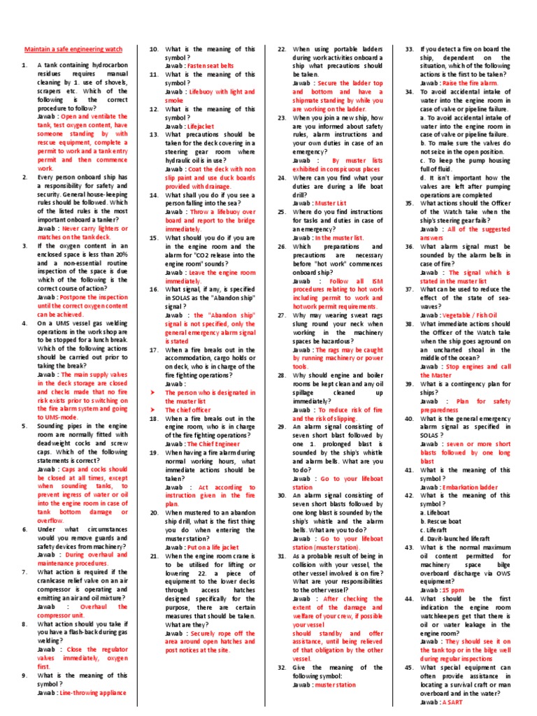Safety Procedures and Emergency Response Onboard Ships: An Interactive ...