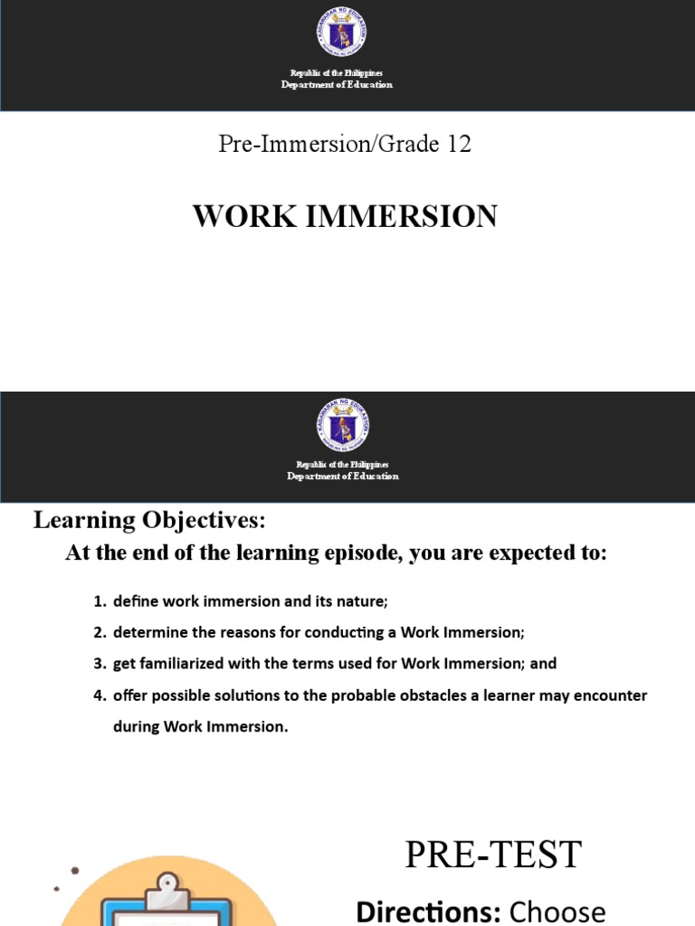Pre-Immersion/Grade 12 | Download Free PDF | Partnership | Science ...