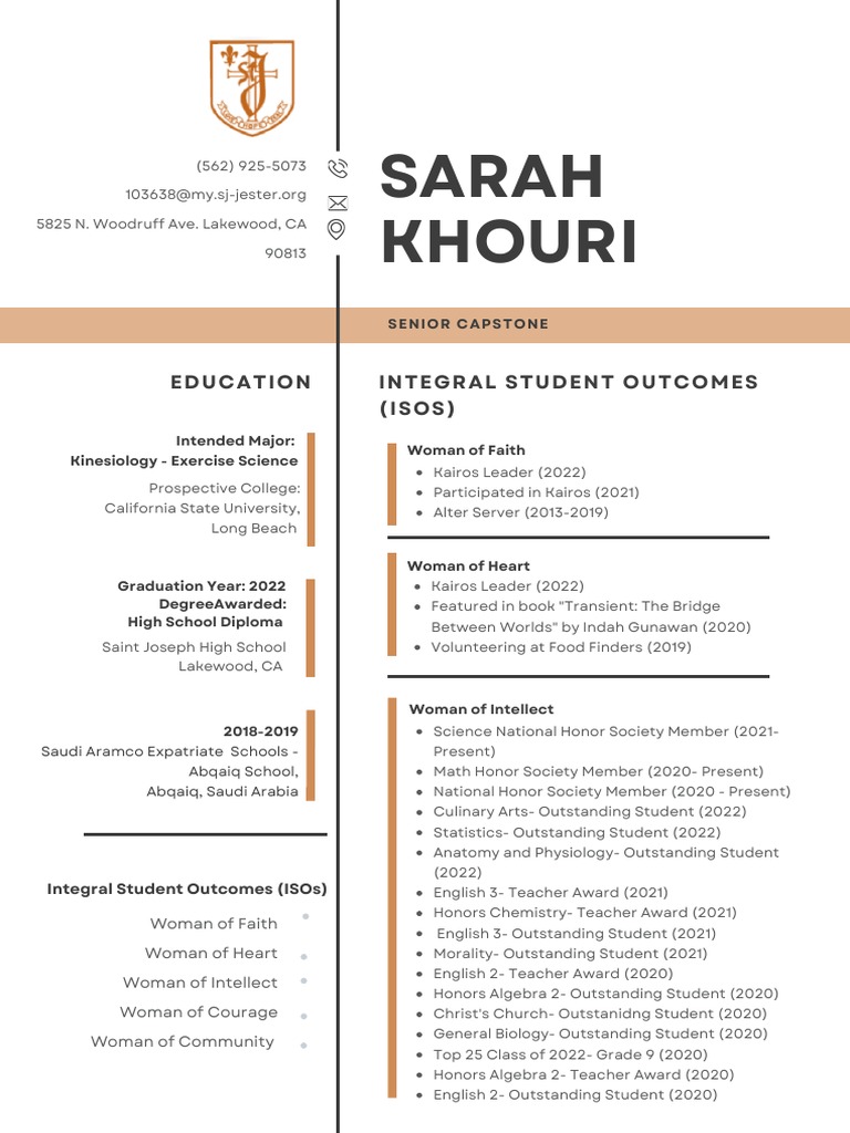 Senior Capstone Resume | PDF