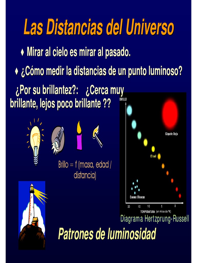 Medición de Distancias en el Universo | PDF