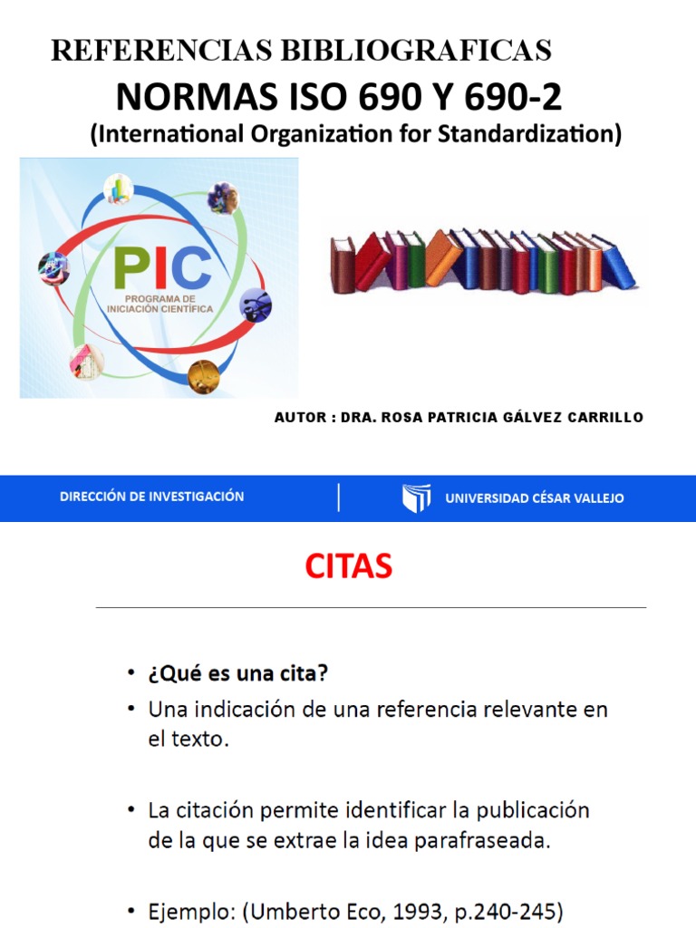 Normas Iso - Pic | PDF | Citación | Chile