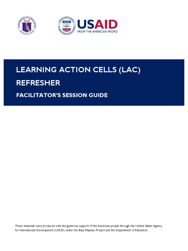 Understanding LAC Sessions in Education | PDF | Facilitator | Literacy