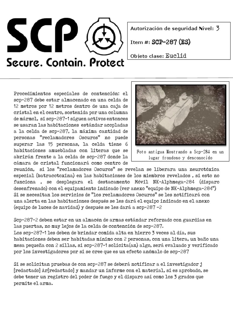 SCP-287 (Es) | PDF