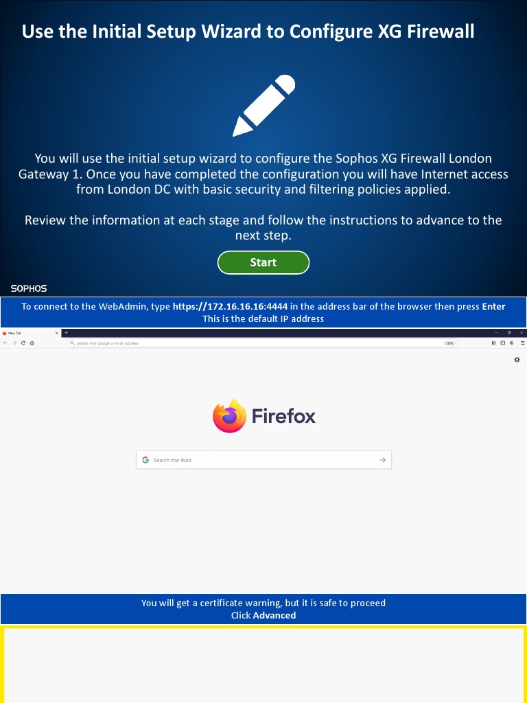 Initial Setup Wizard | PDF | Firewall (Computing) | Simulation