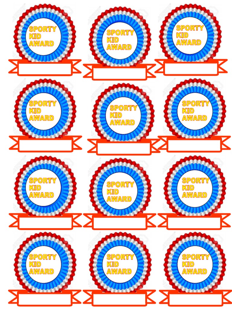 Sporty Kid Award | PDF