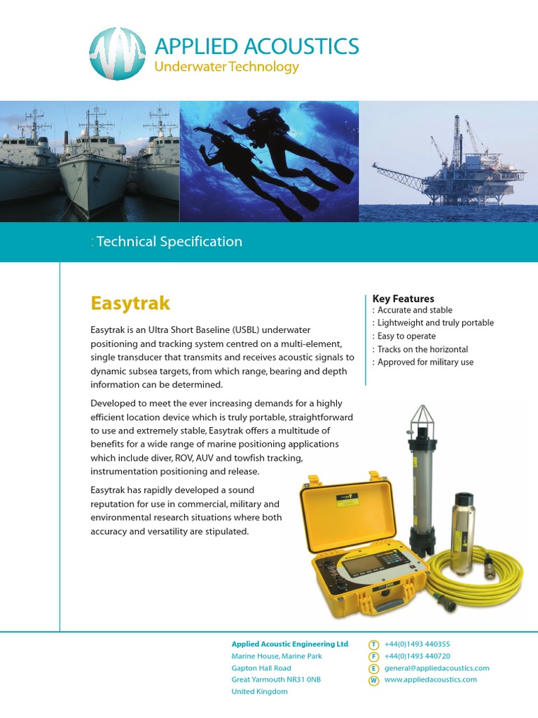 Easy Track USBL | PDF | Personal Computers | Usb