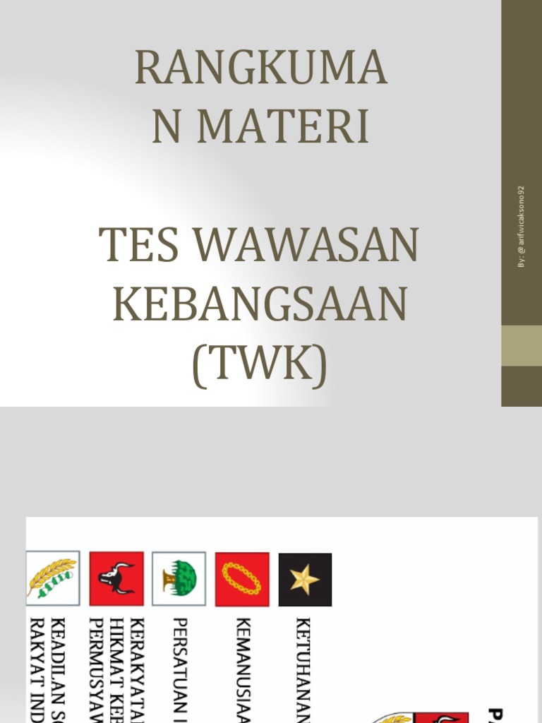 Rangkuman Materi TWK 1 | PDF | Ilmu Sosial