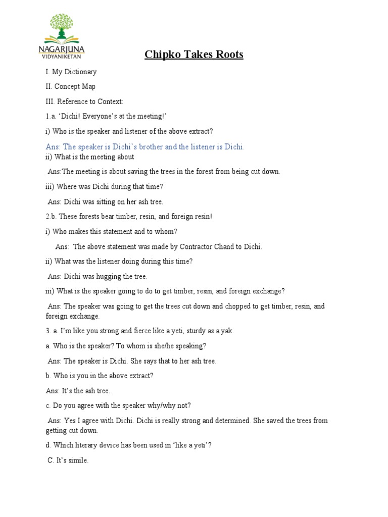 Chipko Takes Roots | PDF