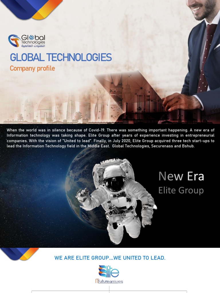 A New Era of Information Technology: Global Technologies Company ...