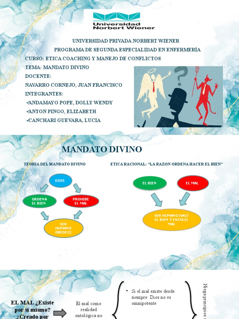 Etica Mandato Divino | PDF | Moralidad | Mal