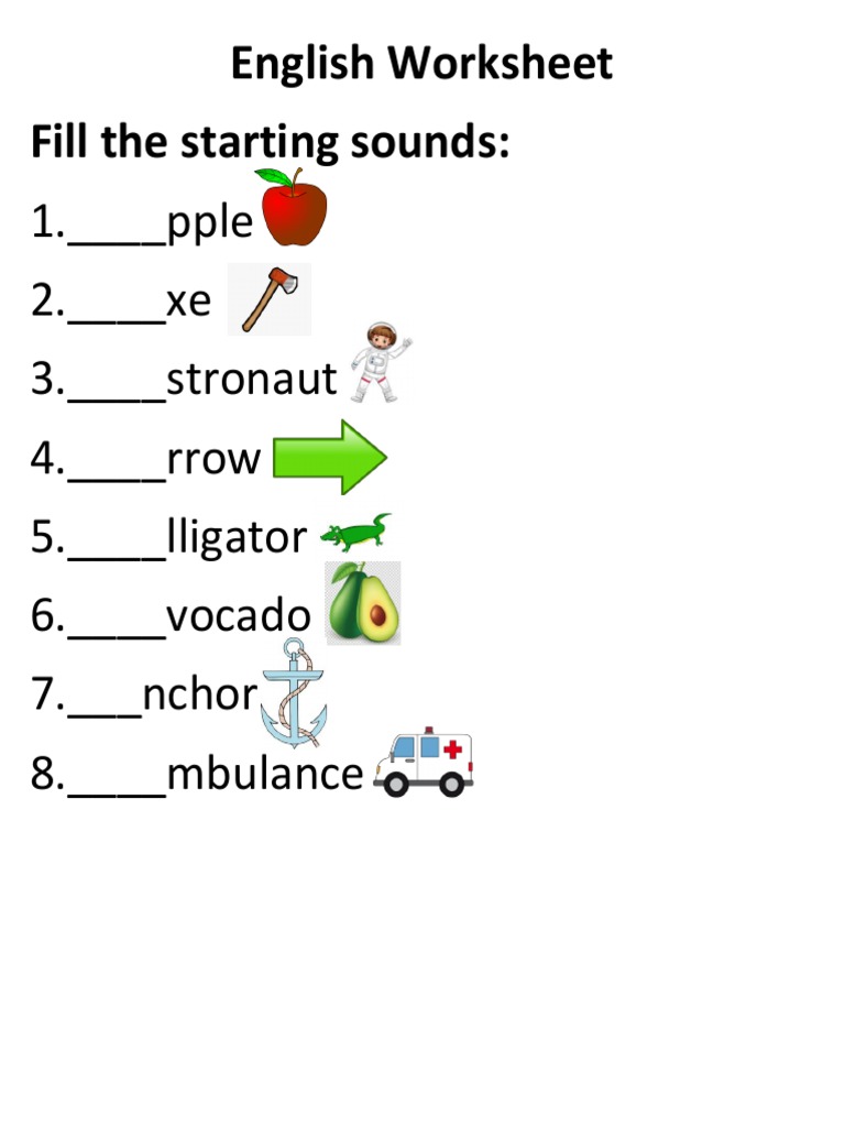A Sound Worksheet | PDF | Computers