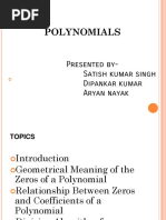 Polynomials Project | PDF | Polynomial | Mathematics Of Computing