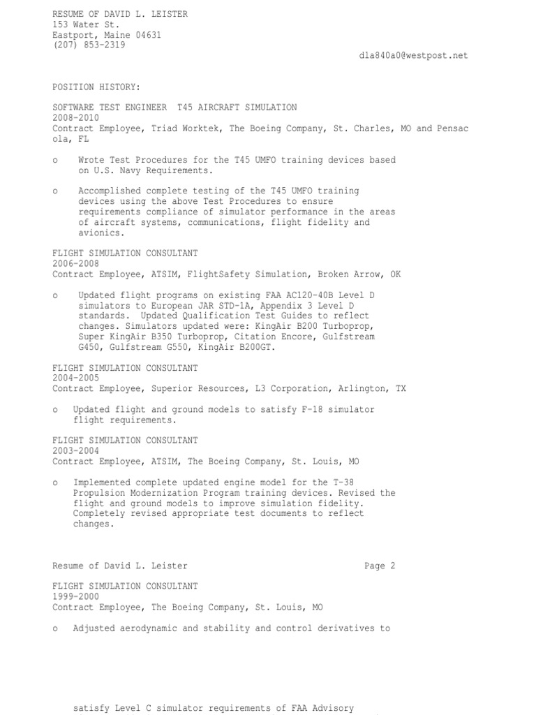 Aircraft Flight Simulation | PDF | Flight Test | Simulation