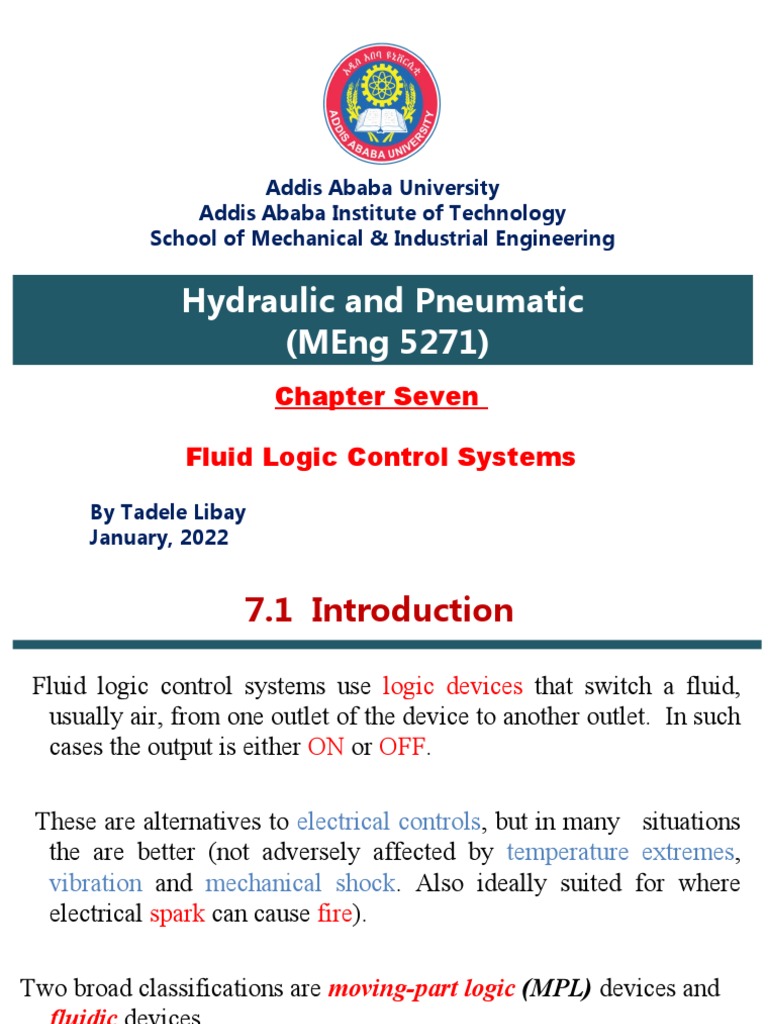 Fluid Logic Control Systems Explained | PDF | Computers | Technology ...