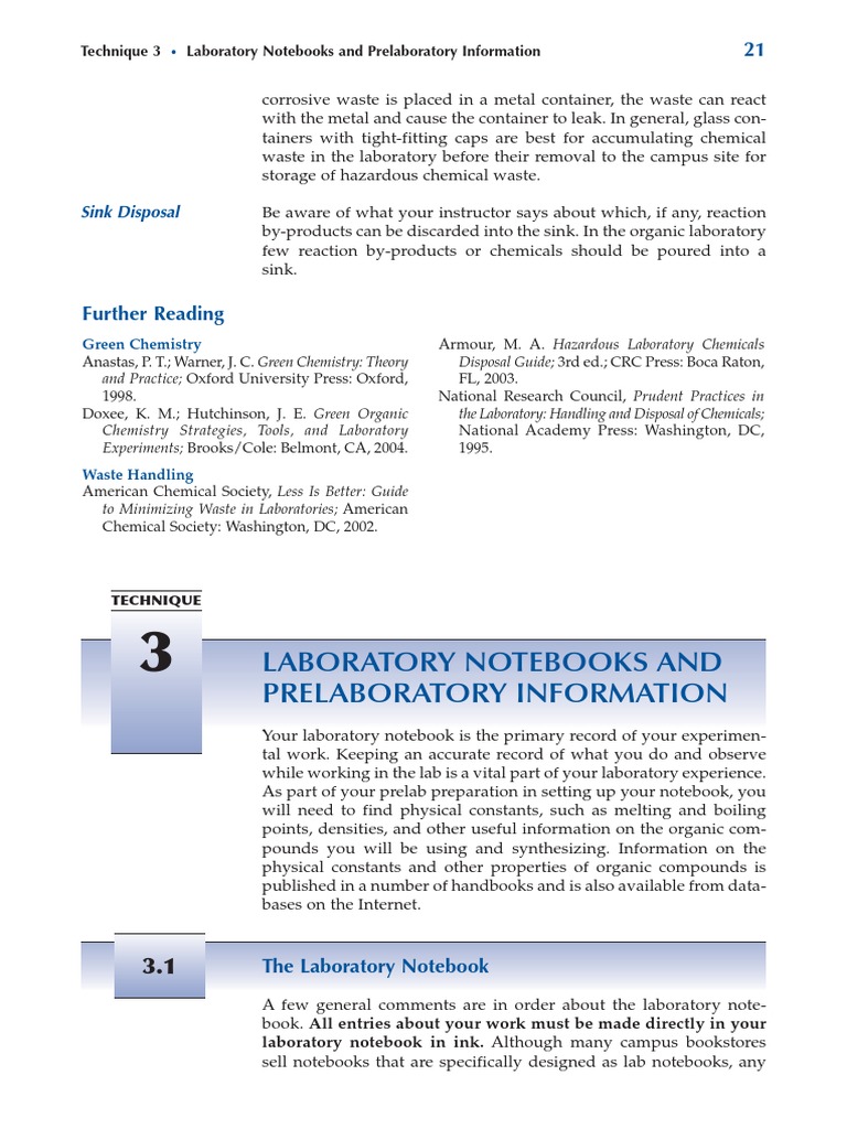Lab Notebook | PDF | Chemistry | Physical Sciences
