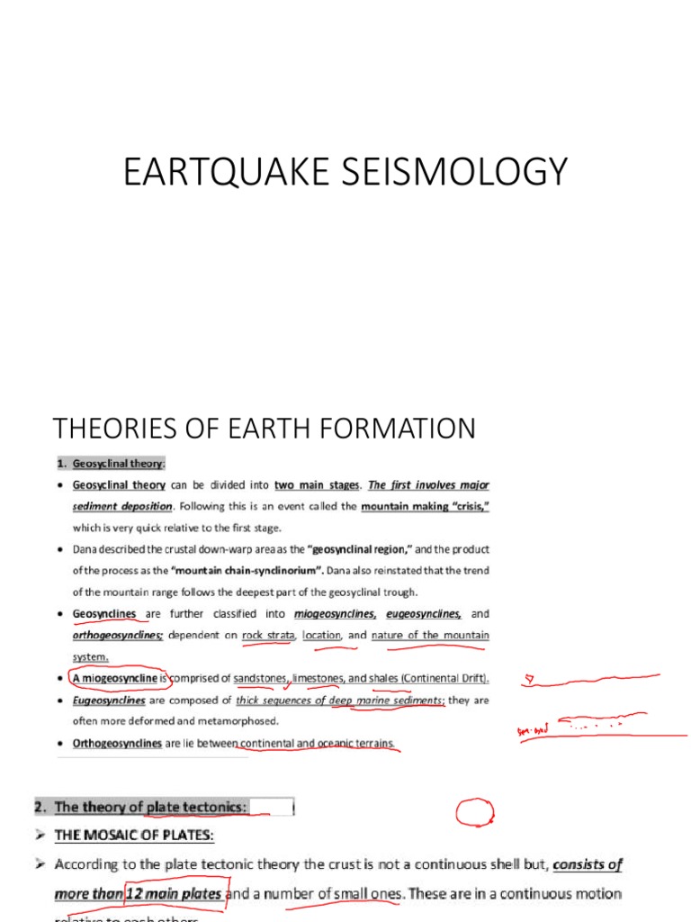 Lesson No. 2 - Earthquake Seismology | PDF | Earthquakes | Seismology