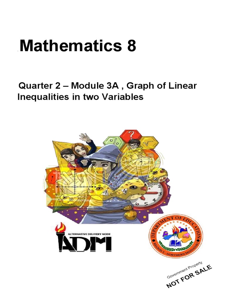 Mathematics 8: Quarter 2 - Module 3A, Graph of Linear Inequalities in ...