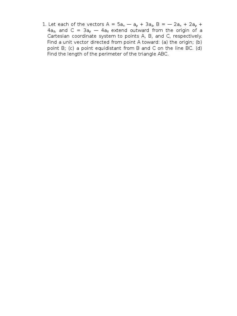 HW 1 10 PDF Free | PDF | Coordinate System | Triangle