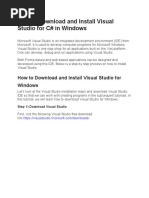 Visual Studio Ultimate 2012 Installation Guide: Prepared By: Duygu Karaoğlan | PDF