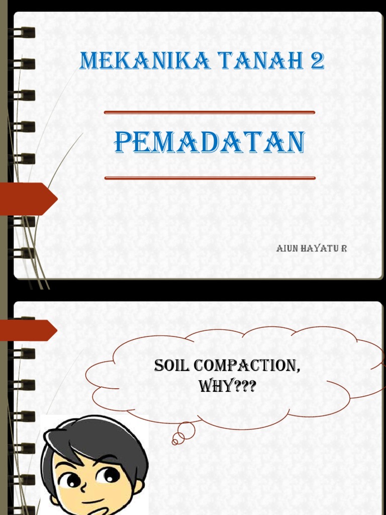 Pemadatan Tanah dan Kadar Air Optimum | PDF