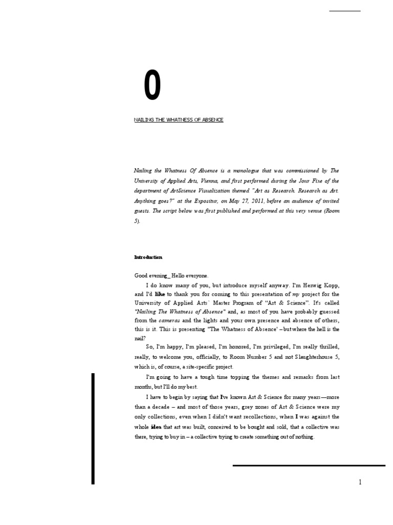 0 Nailing The Whatness of Absence | PDF | Epistemology