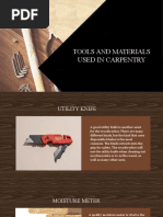 Carpentry Tools and Equipment | PDF | Drill | Knife