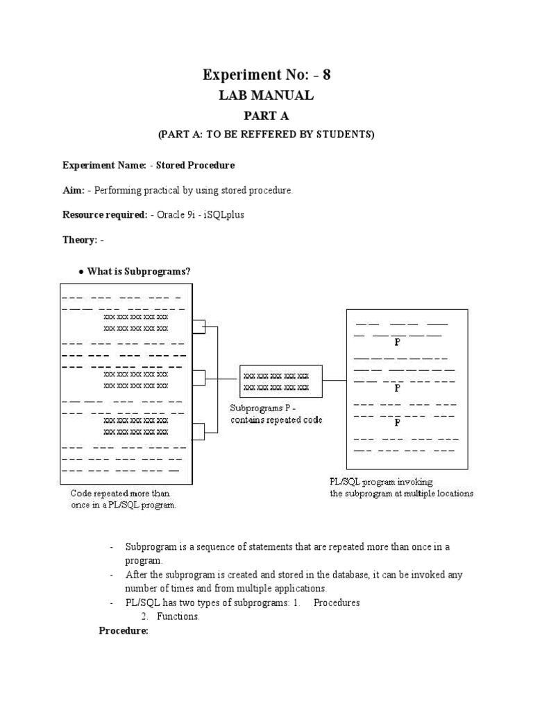 Experiment No: - 8: Lab Manual | Download Free PDF | Parameter (Computer Programming) | Subroutine