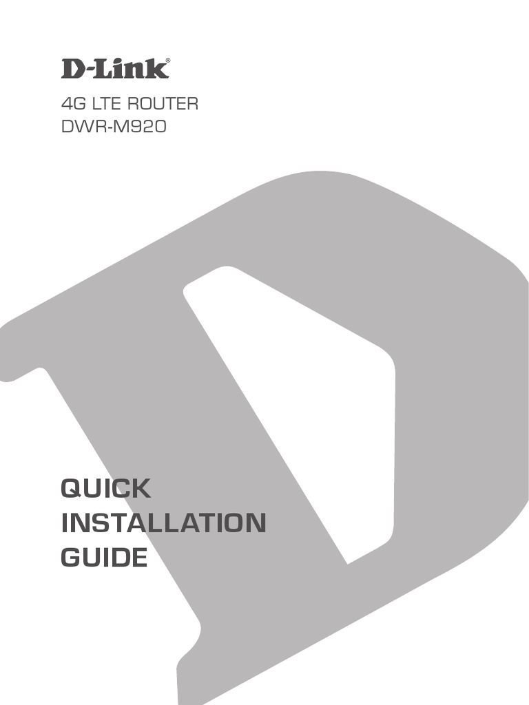 4G LTE Router Setup Guide | PDF | Wi Fi | Router (Computing)