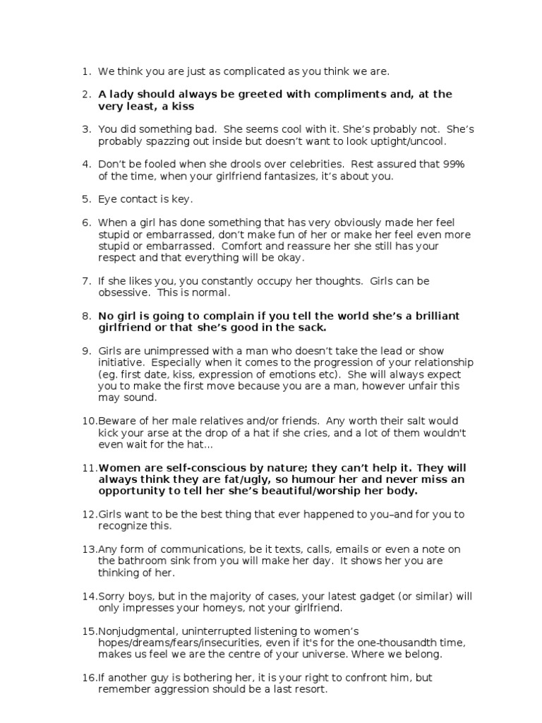 50 Things Men Should Know | PDF